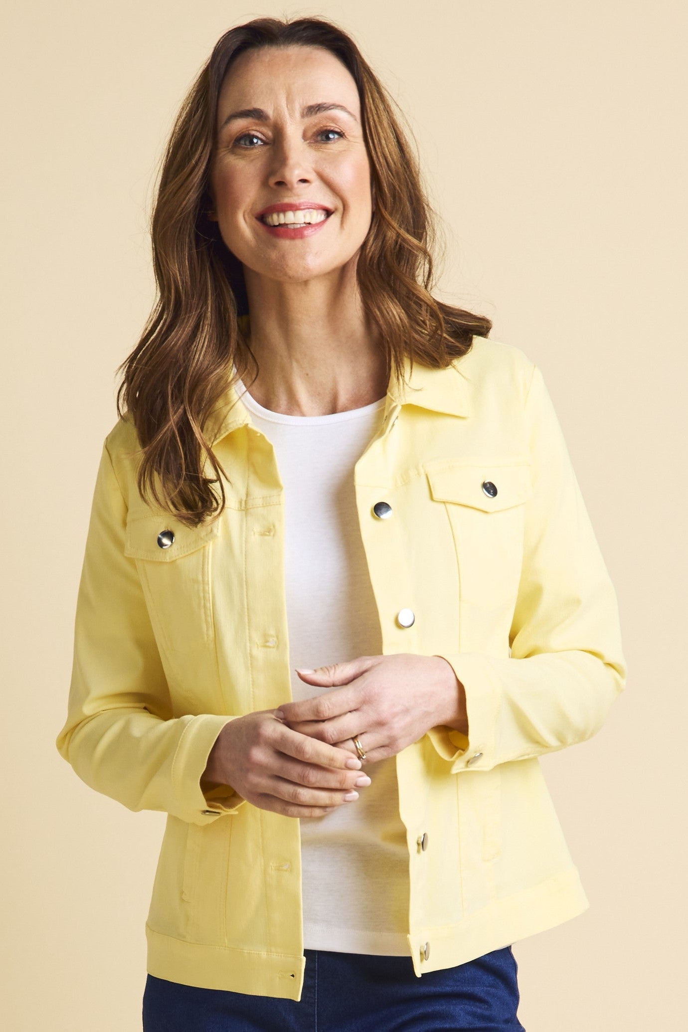 Jean Style Bengaline Jacket Lemon – Emreco