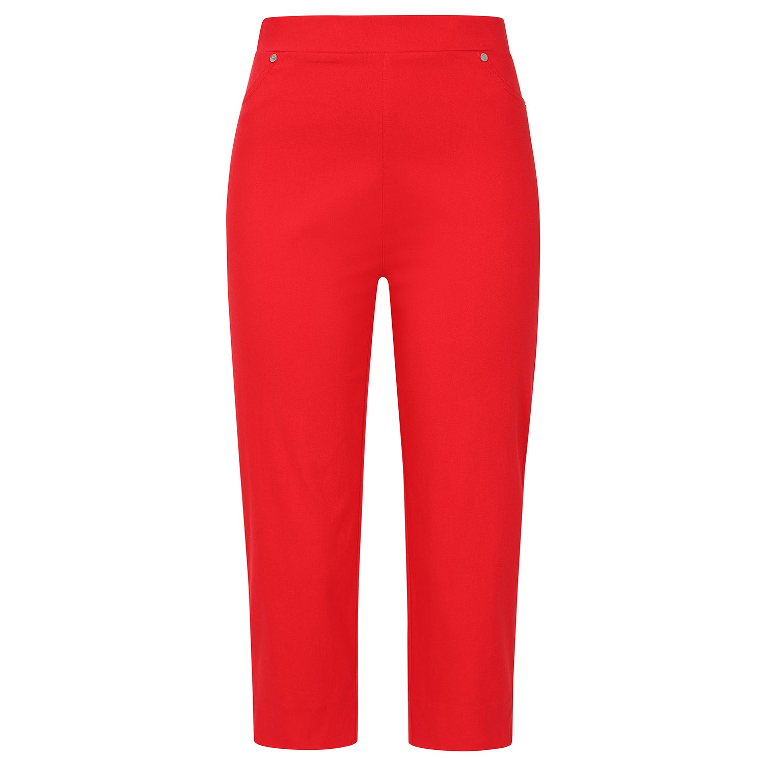 Jean Style Bengaline Stretch Crop Red – Emreco